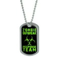 Zombie Outbreak Response Team Green Dog Tag - Walmart.com