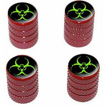 Zombie Outbreak Response Vehicle Red Biohazard Tire Rim Wheel Aluminum ...