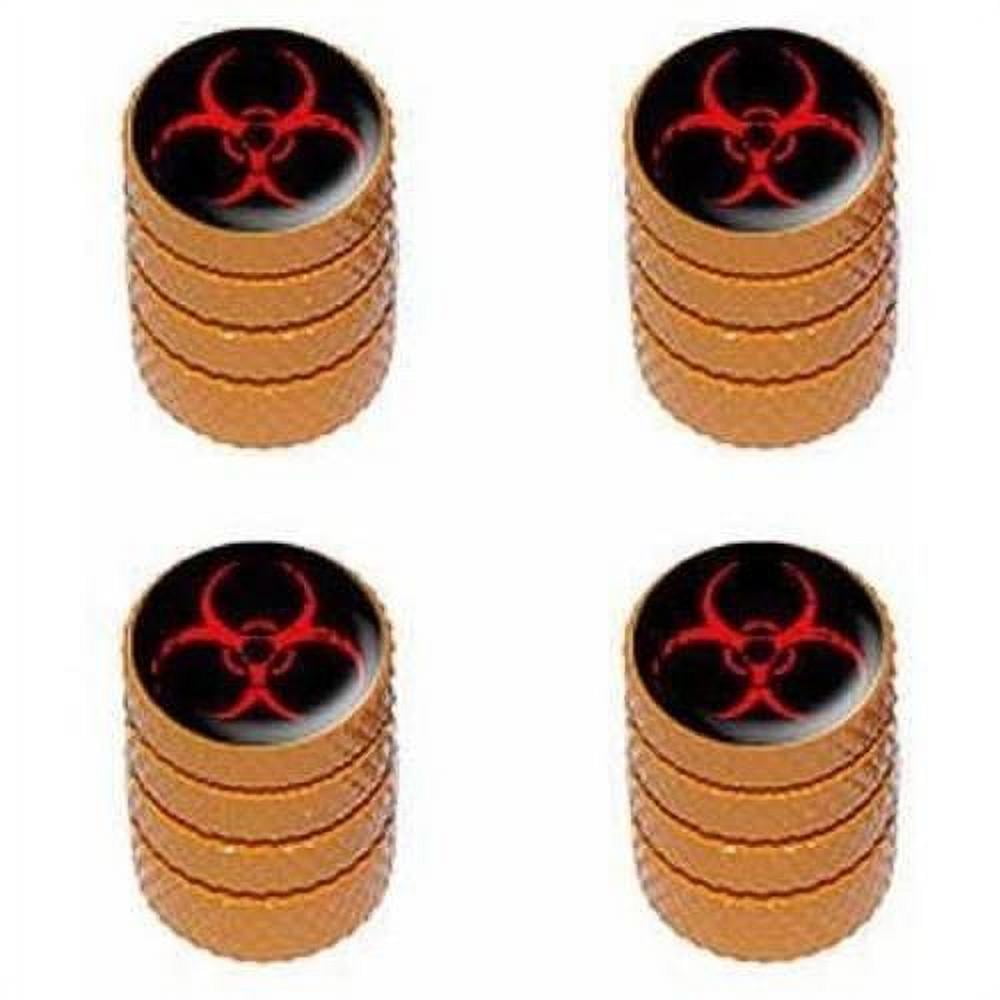 Zombie Outbreak Response Vehicle Red Biohazard Tire Rim Wheel Aluminum ...