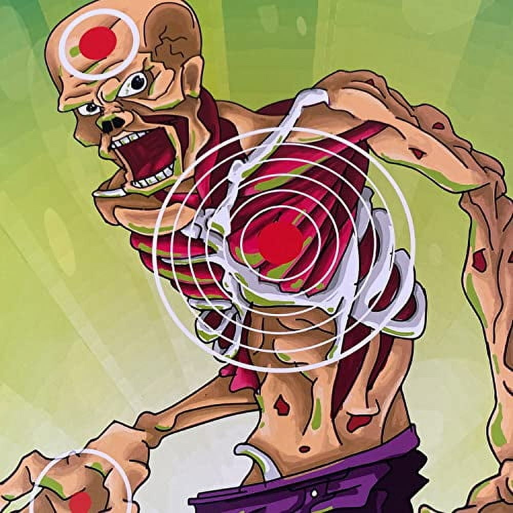 Zombie Paper Targets for Archery and Shooting by KHAMPA, 9 Pack, 15.75 ...