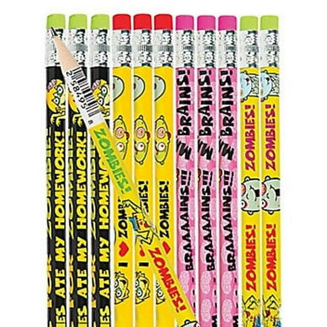 Zombie Pencils - 24 per pack - Walmart.com