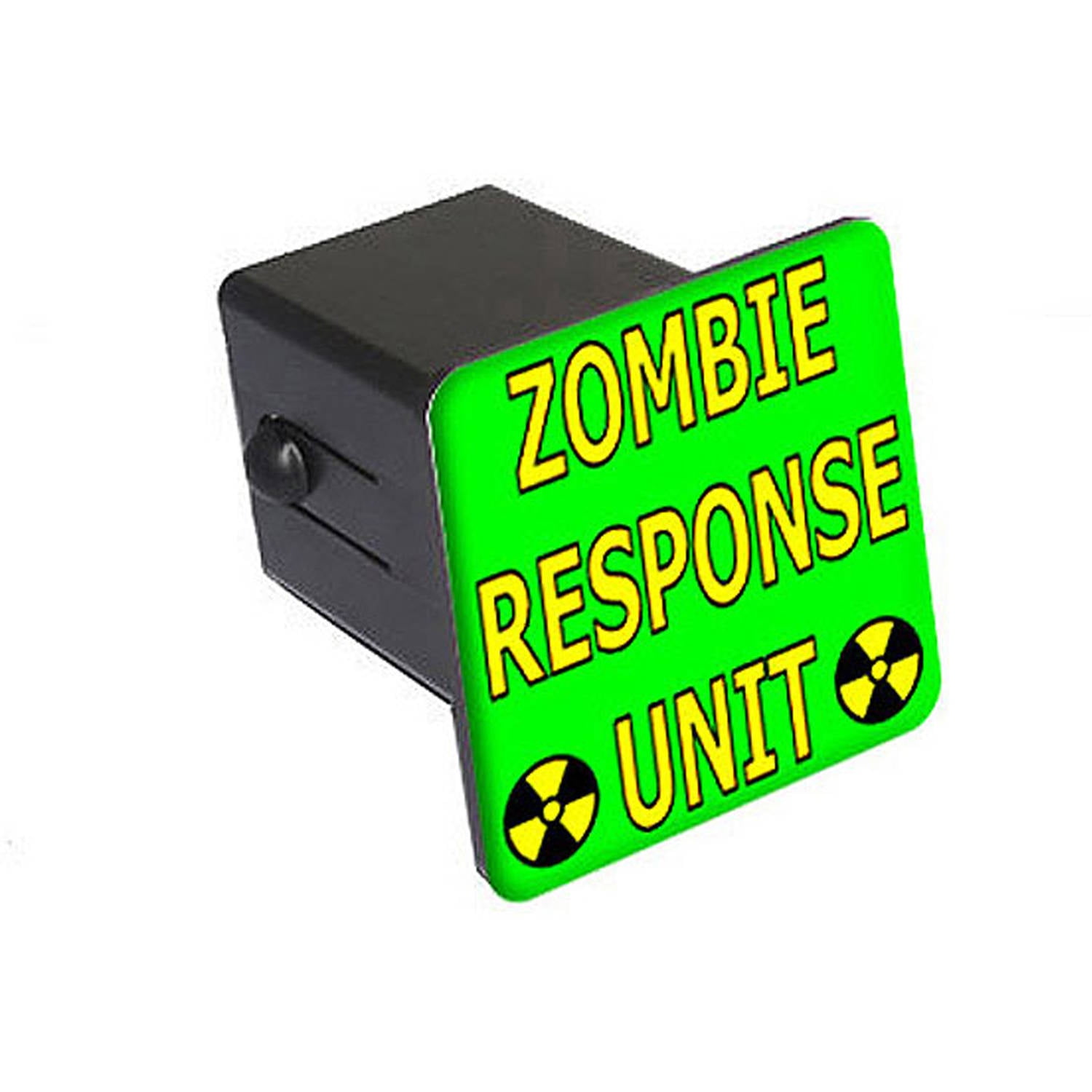 Zombie Response Unit Green - Radiation 2" Tow Trailer Hitch Cover Plug ...