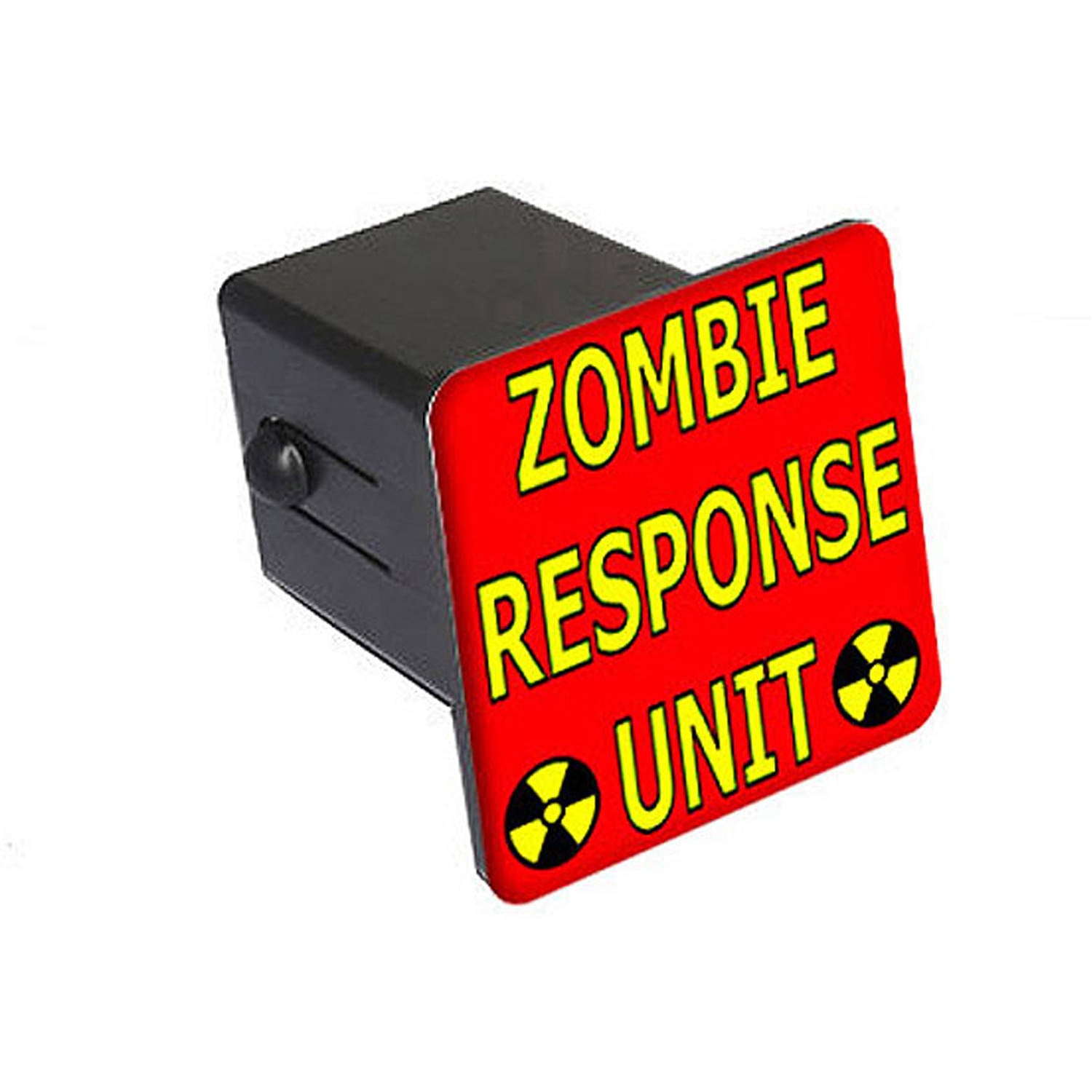 Zombie Response Unit Red - Radiation 2" Tow Trailer Hitch Cover Plug ...