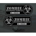 Zombie Response Vehicle Sticker Decal - 4" Left + Right Facing ...