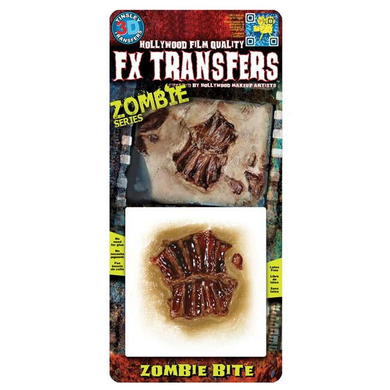 Zombie Small Bite 3D FX Adult Halloween Accessory - Walmart.com