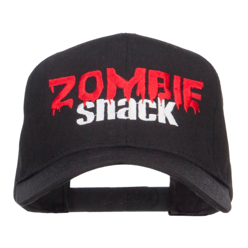 Zombie Snack Embroidered Twill Cap - Black OSFM - Walmart.com