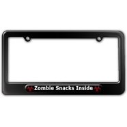 ZOMBIES WERE PEOPLE TOO!, Biohazard License Plate Tag Frame, Multiple ...