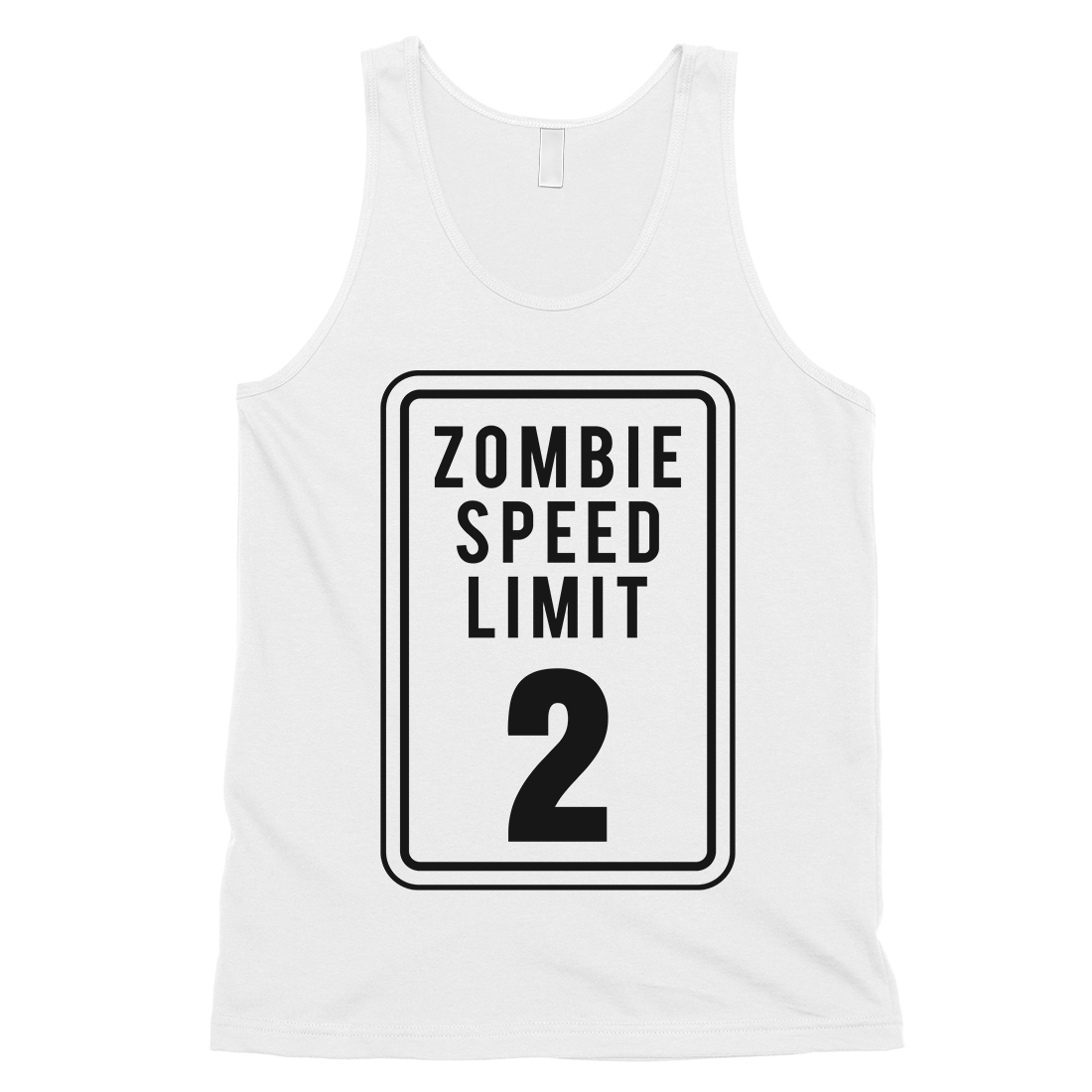 Zombie Speed Limit Mens White Tank Top - Walmart.com