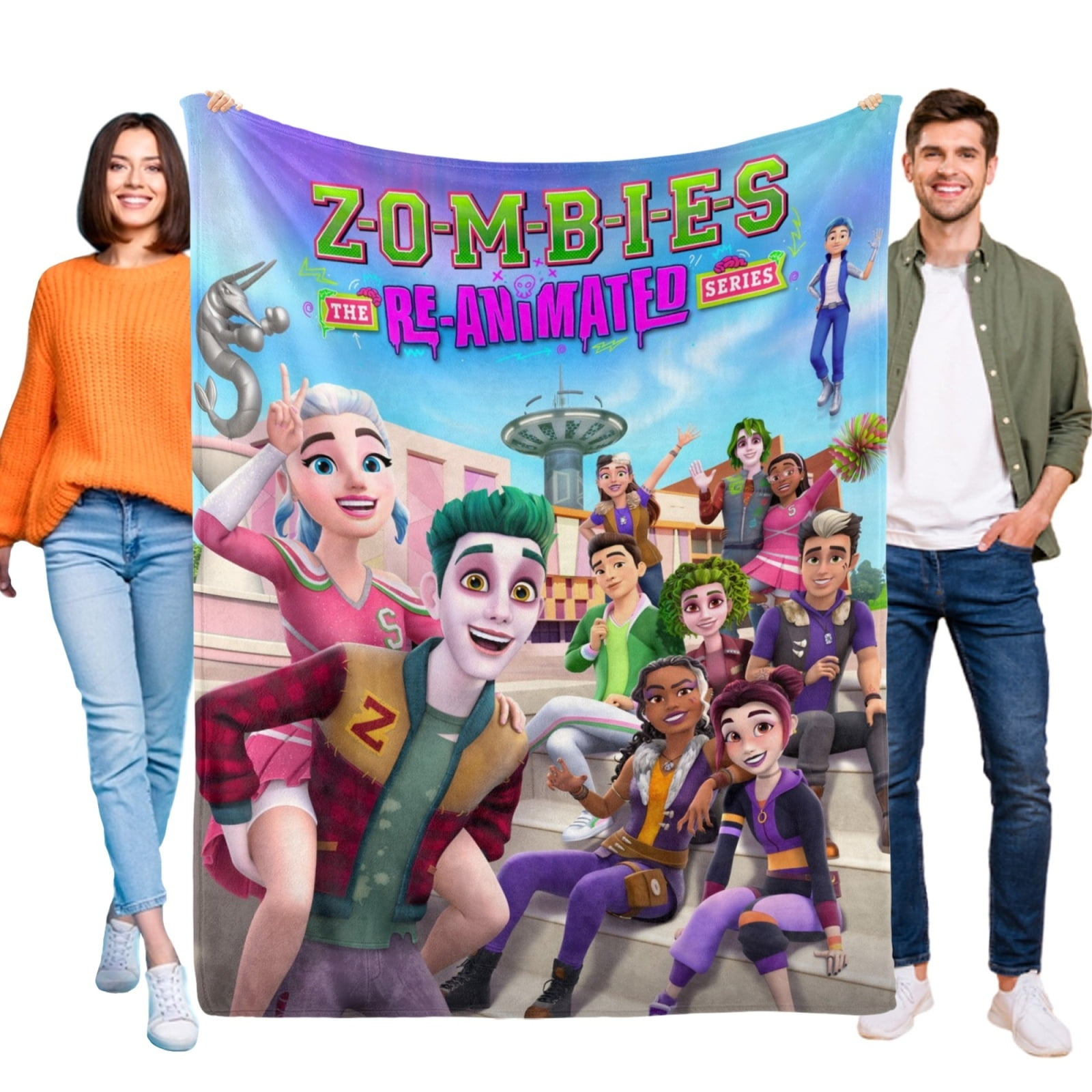 Zombie The Re Animated Blanket Sofa Bed Throw Soft Birthday Gift ...