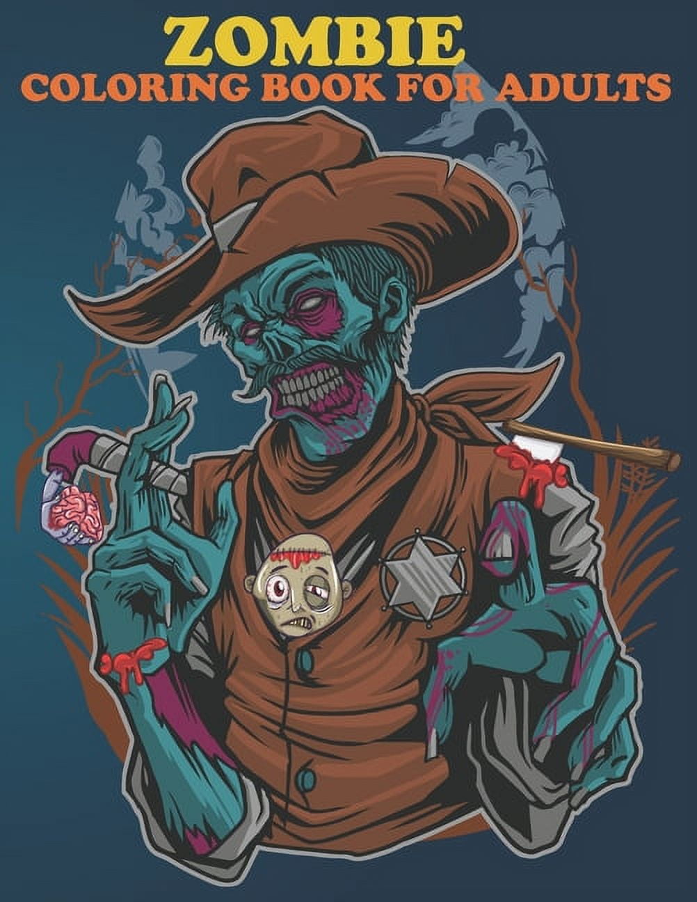 Zombie coloring book for adults : (Coloring Books for Relaxing ...