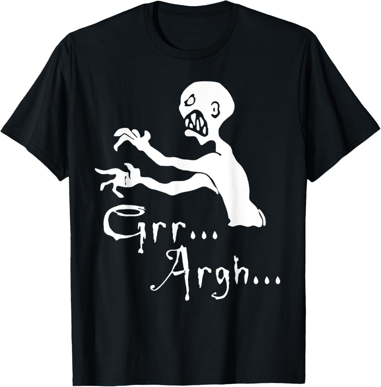 Zombie grr argh T-Shirt - Walmart.com