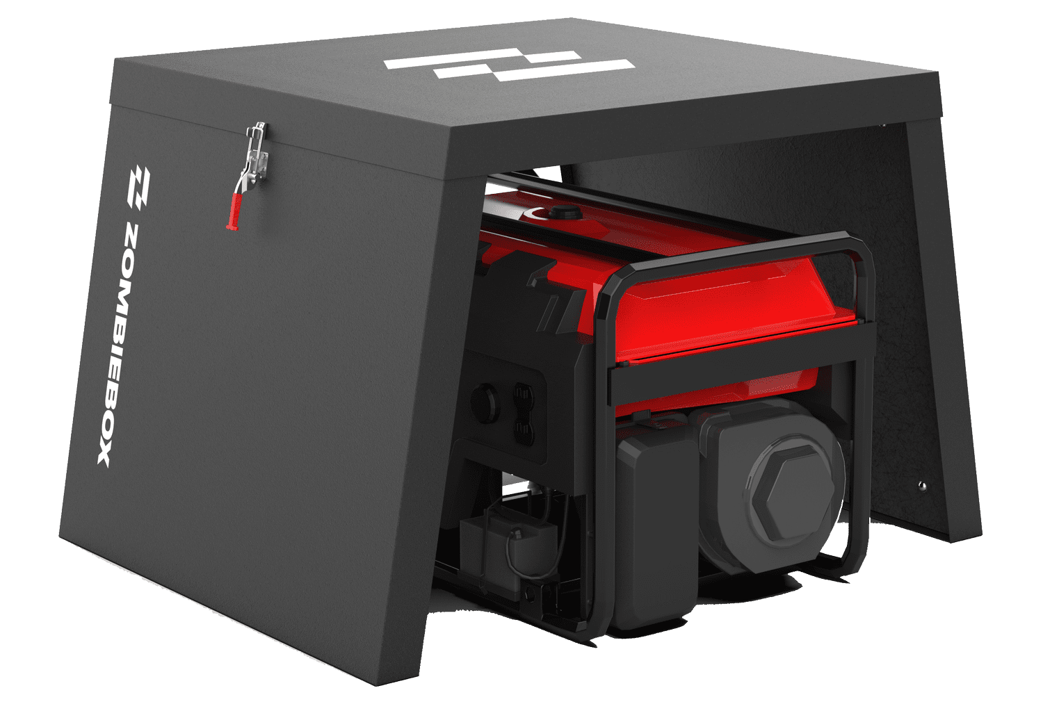 Zombiebox Generator Noise Barrier & Cover, Weather Protection, Up To ...