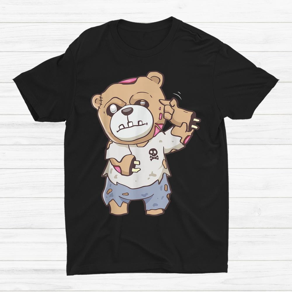 Zombiecore Aesthetic Zombie Bear Pastel Goth Creepy Bear Shirt Gift ...