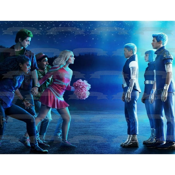 Zombies 3 Alien Poster Zed and Addison Edible Image Cake Topper For ...