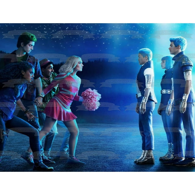 Zombies 3 Alien Poster Zed and Addison Edible Image Cake Topper For ...