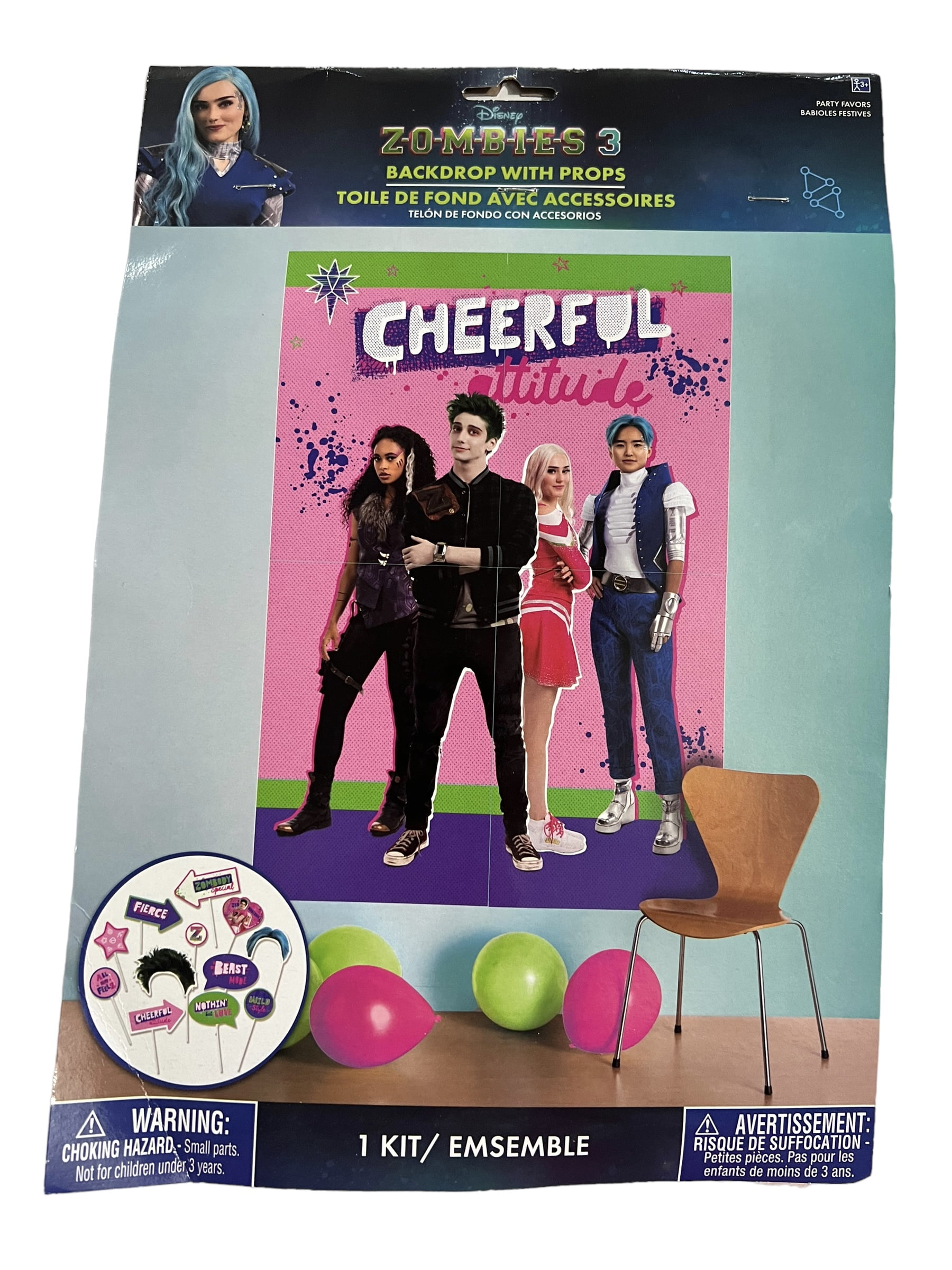 Zombies 3 Movie Disney Birthday Party Decoration Scene Setters w/Photo ...