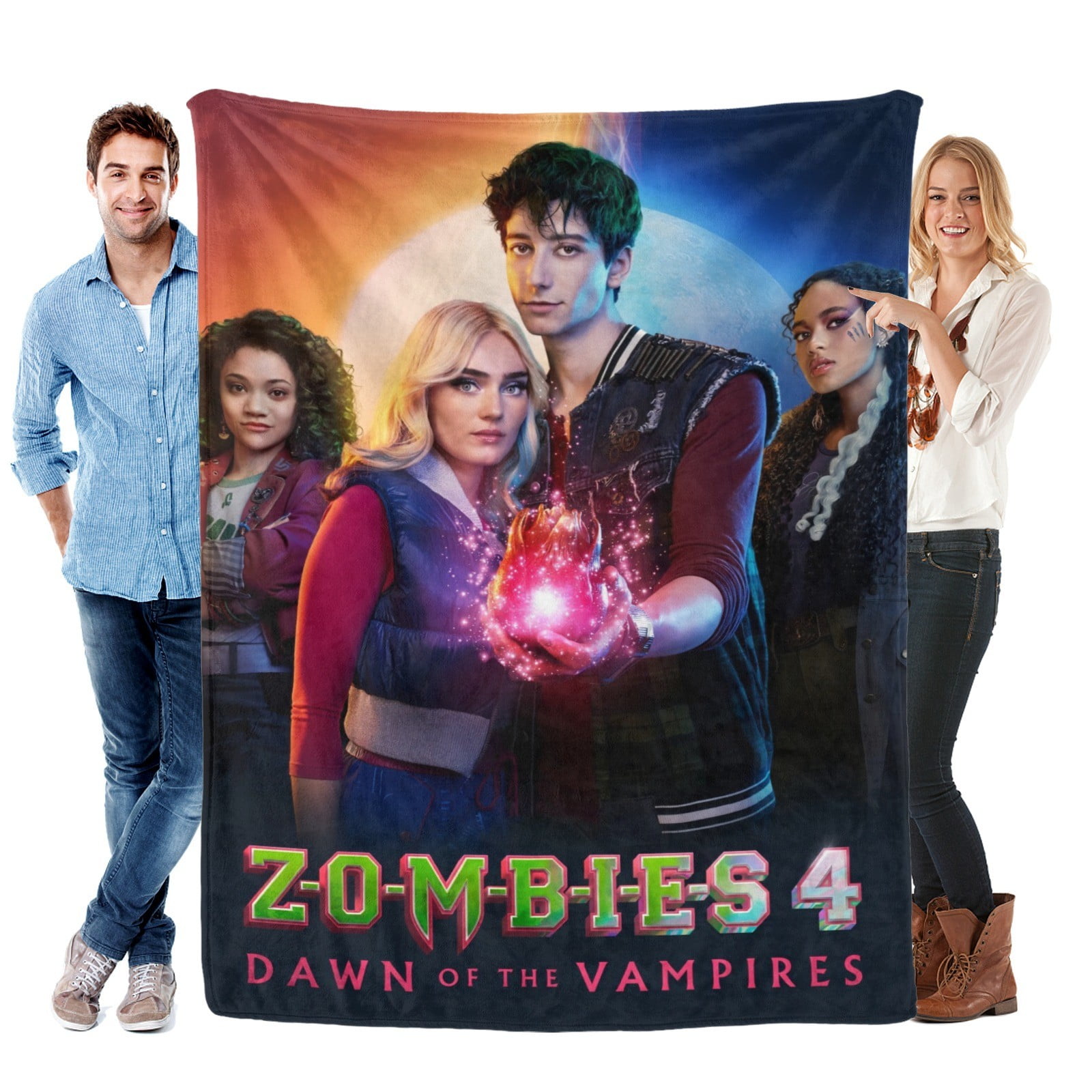 Zombies 4 Blanket Soft Bed Sofa Throw Cozy Lightweight Birthday Gift ...