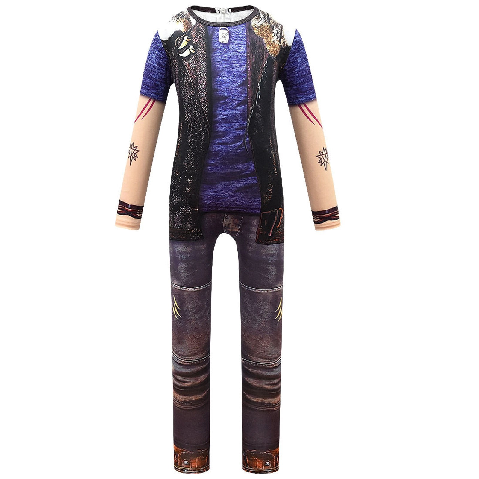 Zombies 4 Character Outfit, Zombies Outfit Skirt Halloween Party Dress ...