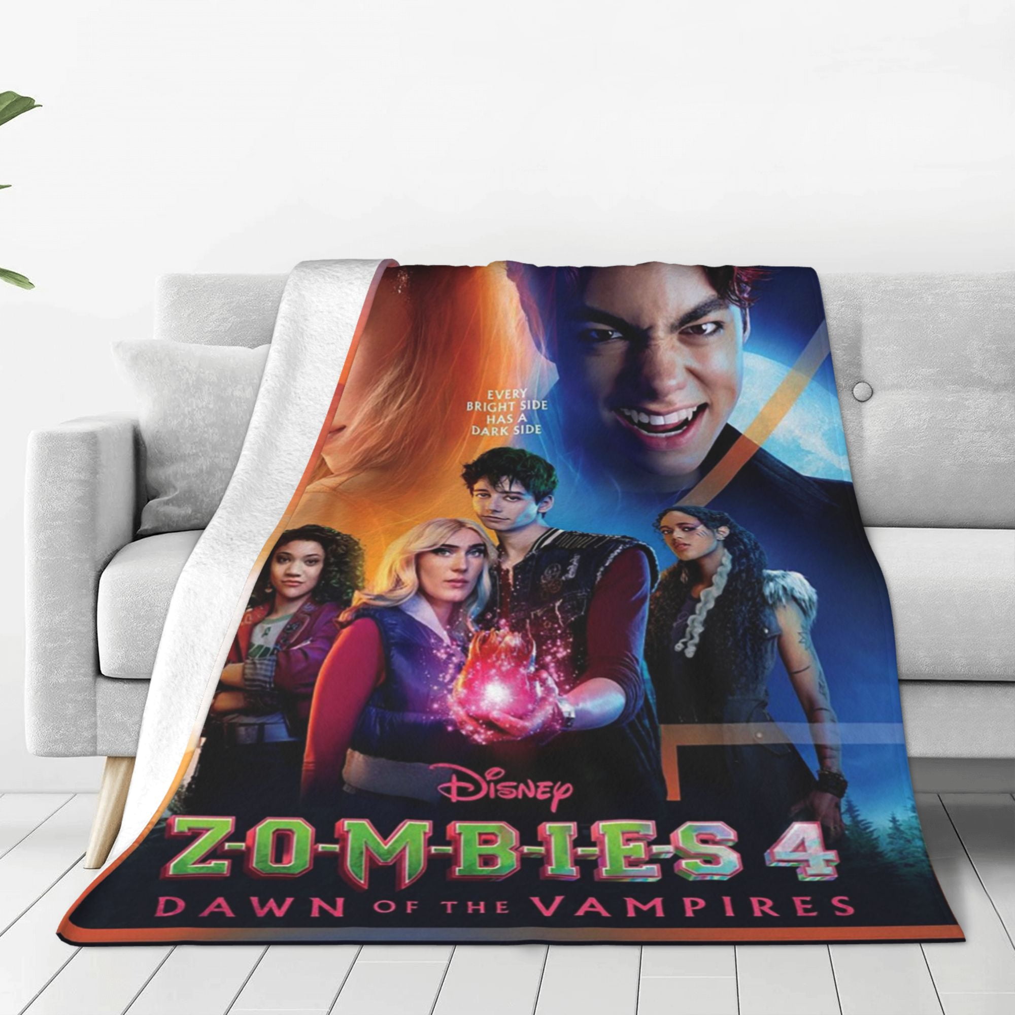 Zombies 4 Soft Micro Fleece Cozy Throw Blanket Lightweight Fuzzy ...