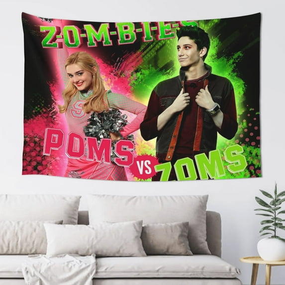 Zombies 4 Tapestry Banner 60 X 40 inch Decor Art Tablecloth Wall ...