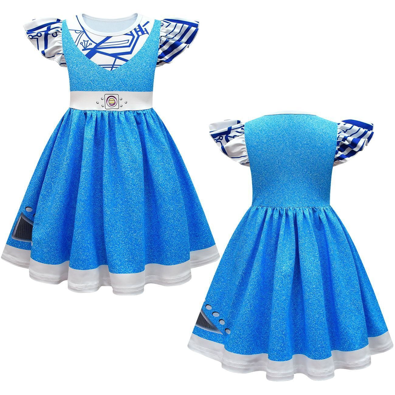 Zombies Alien Costume Girls Movie Dress Up Outfits Clothes Kids ...