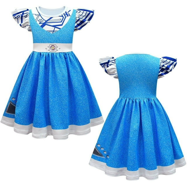 Zombies Alien Costume Girls Movie Dress Up Outfits Clothes Kids ...