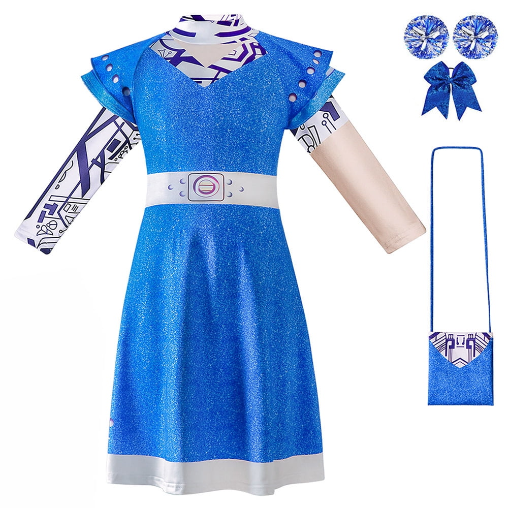 Zombies Alien Girls Costumes Dress Kids Halloween Cosplay Addison ...