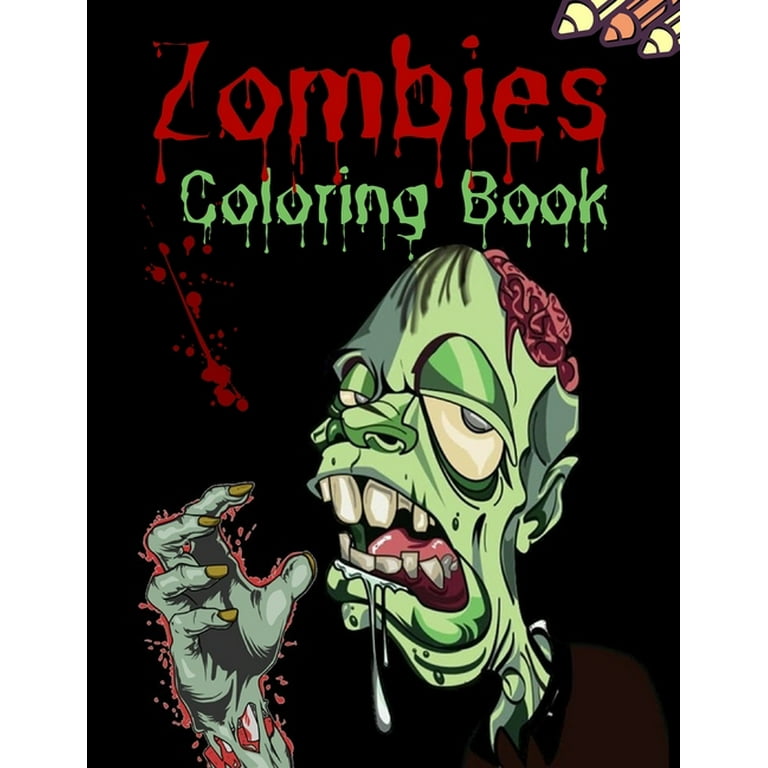 walking dead zombie coloring pages