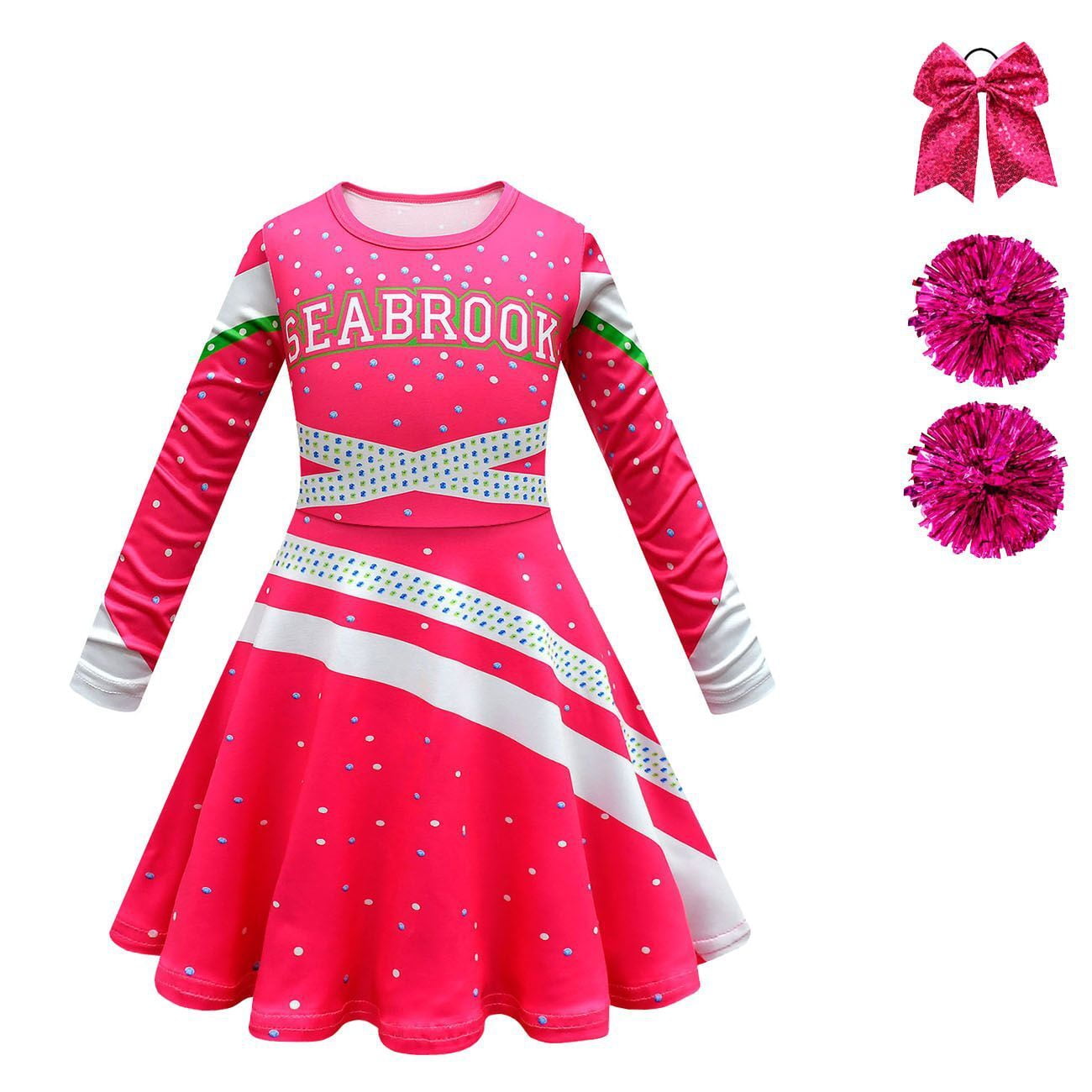 Halloween Kids Zombie Cheer Addison Costume: Girls Movie Character ...