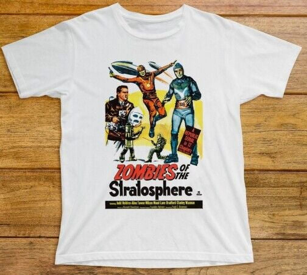 Zombies Of The Stratosphere T Shirt 719 Serial Science Fiction Sci-fi Invaders - Walmart.com