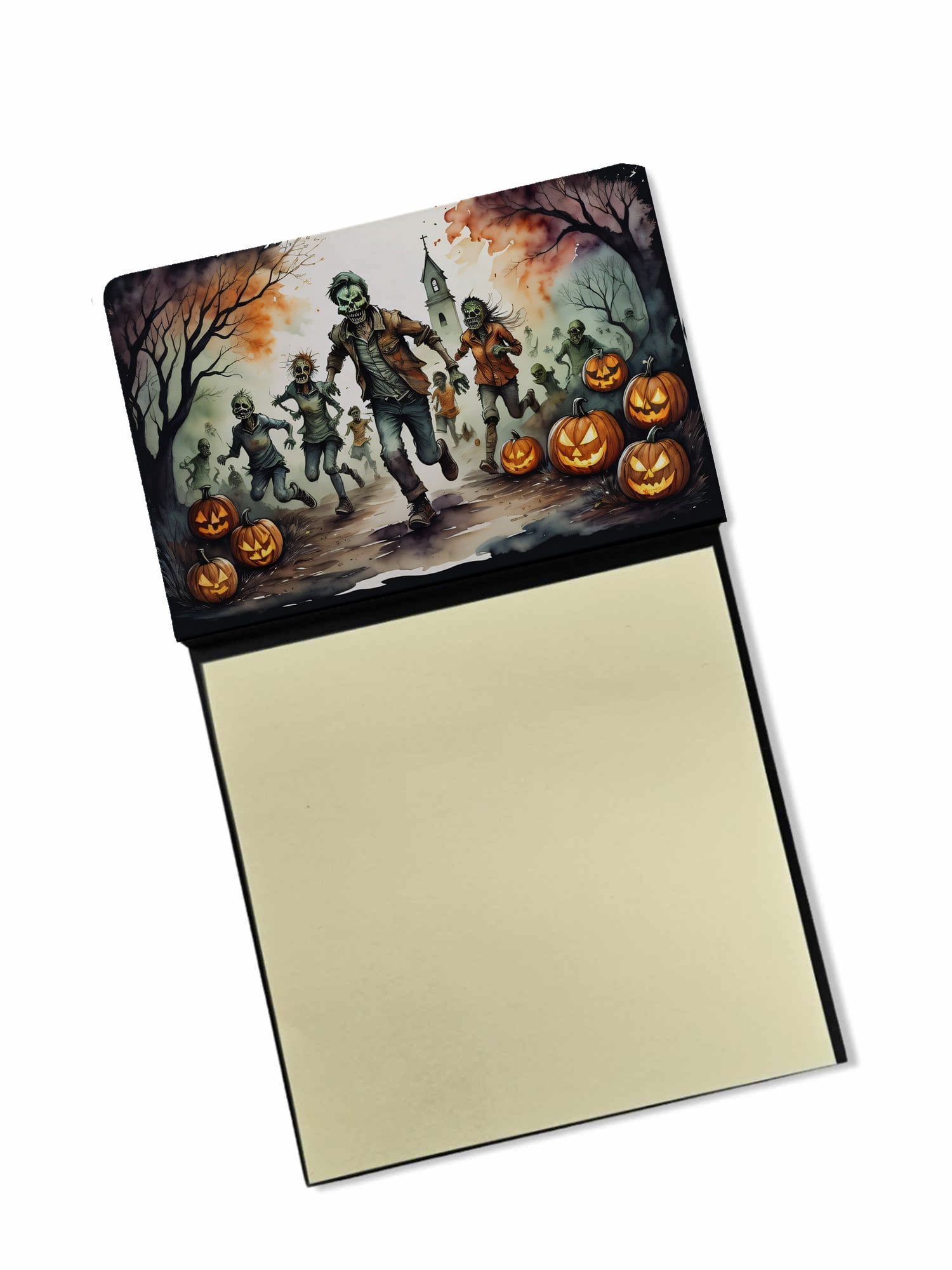 Zombies Spooky Halloween Sticky Note Holder 3.25 in x 5.25 in - Walmart.com