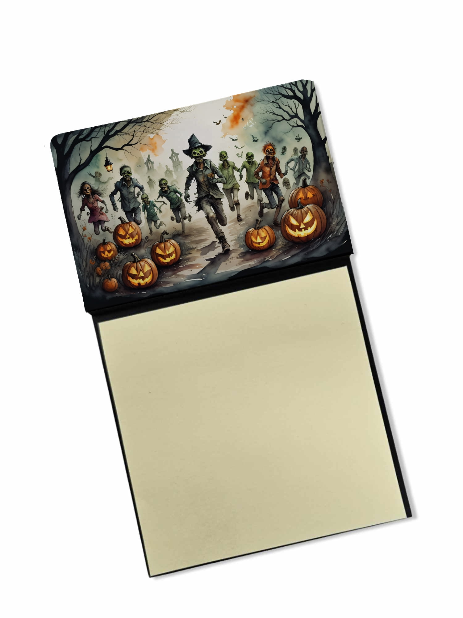 Zombies Spooky Halloween Sticky Note Holder 3.25 in x 5.25 in - Walmart.com