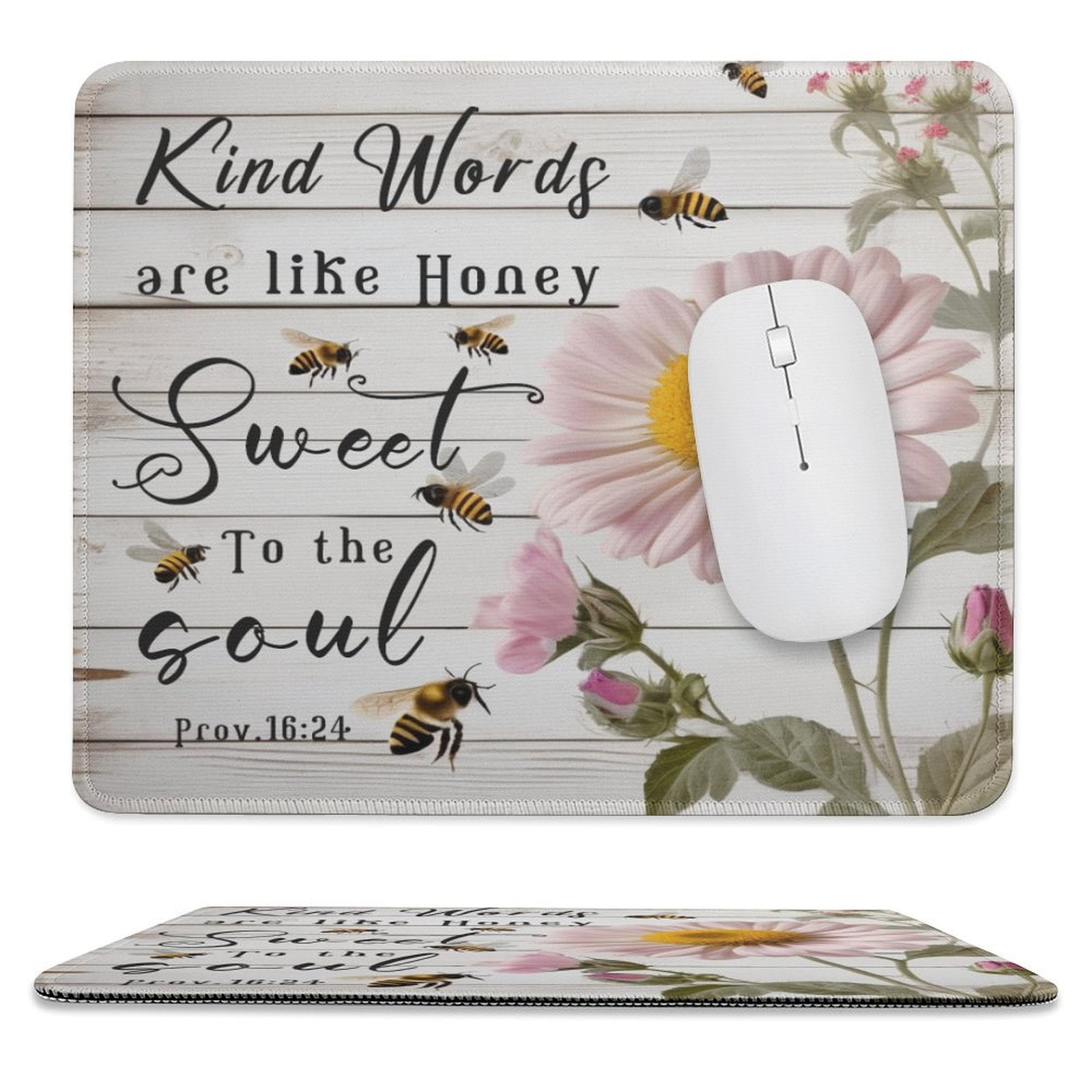 Zomyto 10x12 In Mouse Pad Bee Christian Bible Verses Themed Non-Slip ...