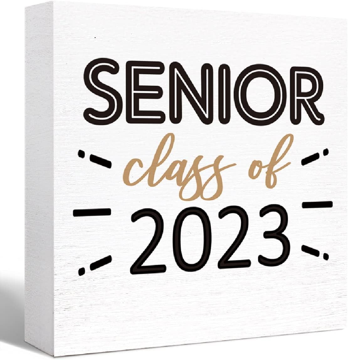 Zomyto 5"x5" Graduation 2023 Decor Wood Box Sign Senior Class of 2023 ...
