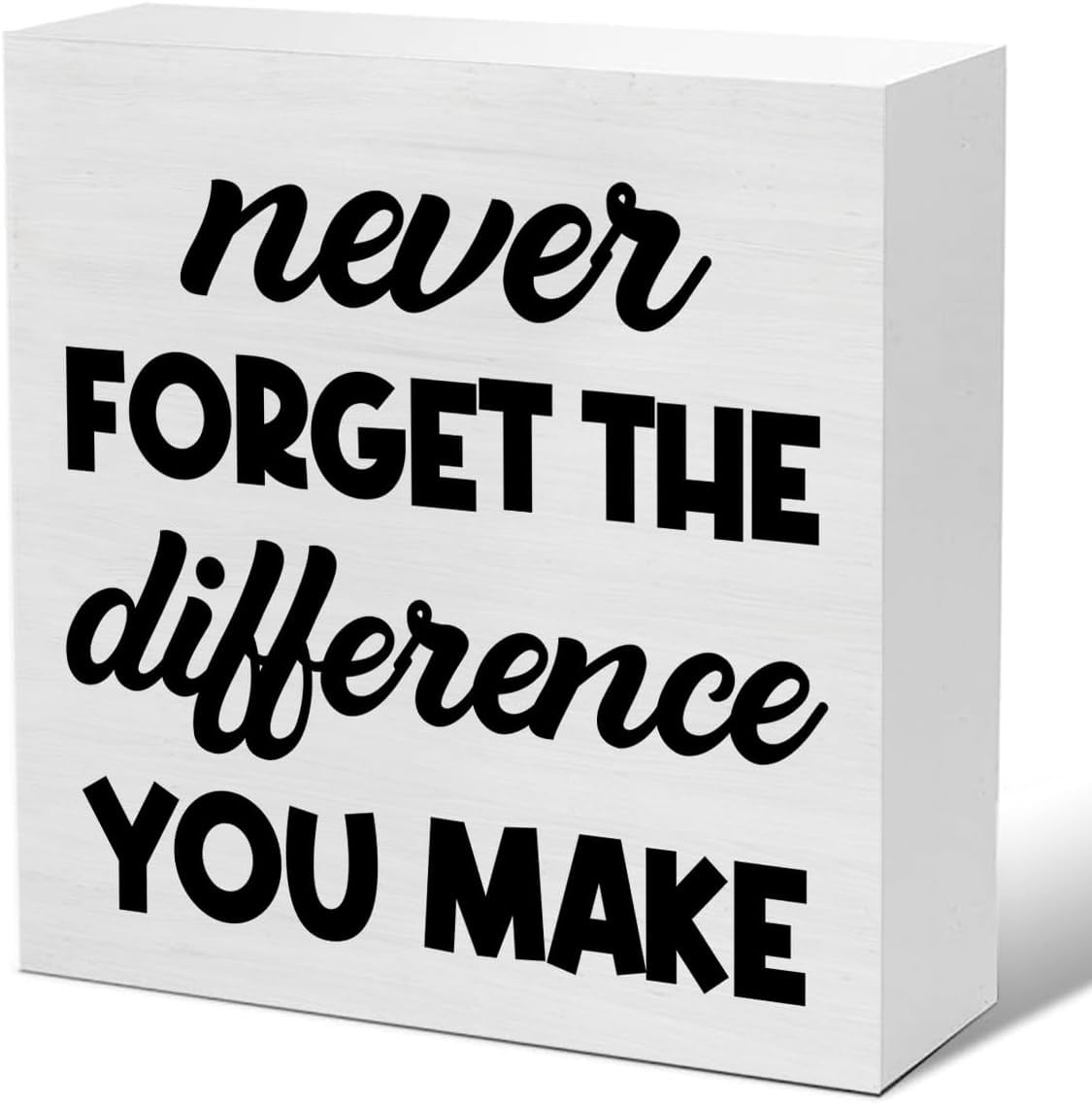 Zomyto 5"x5" Inspirational Appreciation Gifts Coworker Never Forget the ...