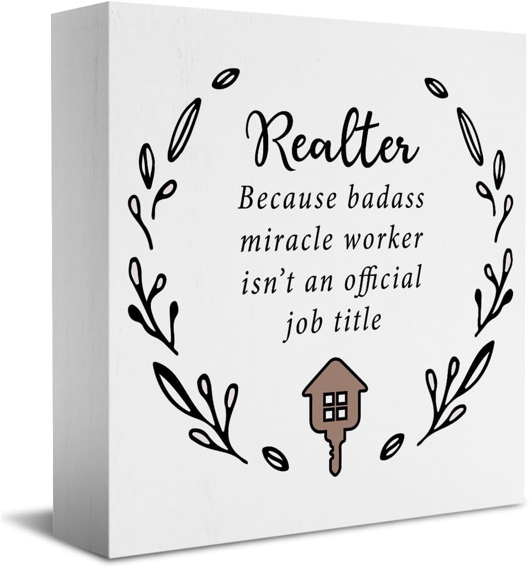 Zomyto 5"x5" Realtors Real Estate Agent Supplies Thank You Birthdays ...