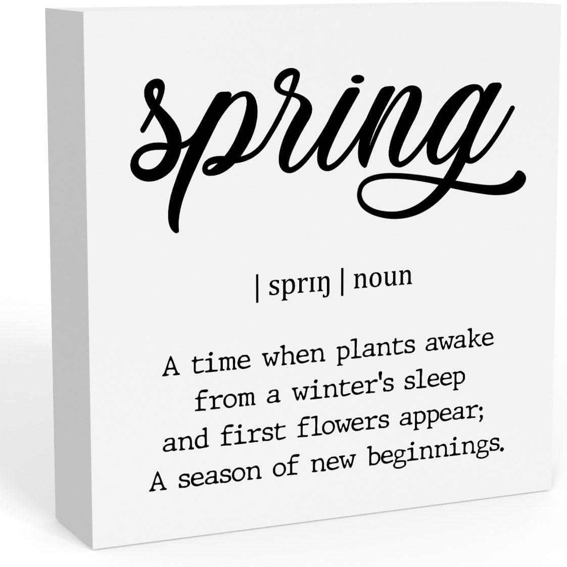 Zomyto 5"x5" Rustic Farmhouse Spring Decoration Country Home Office ...