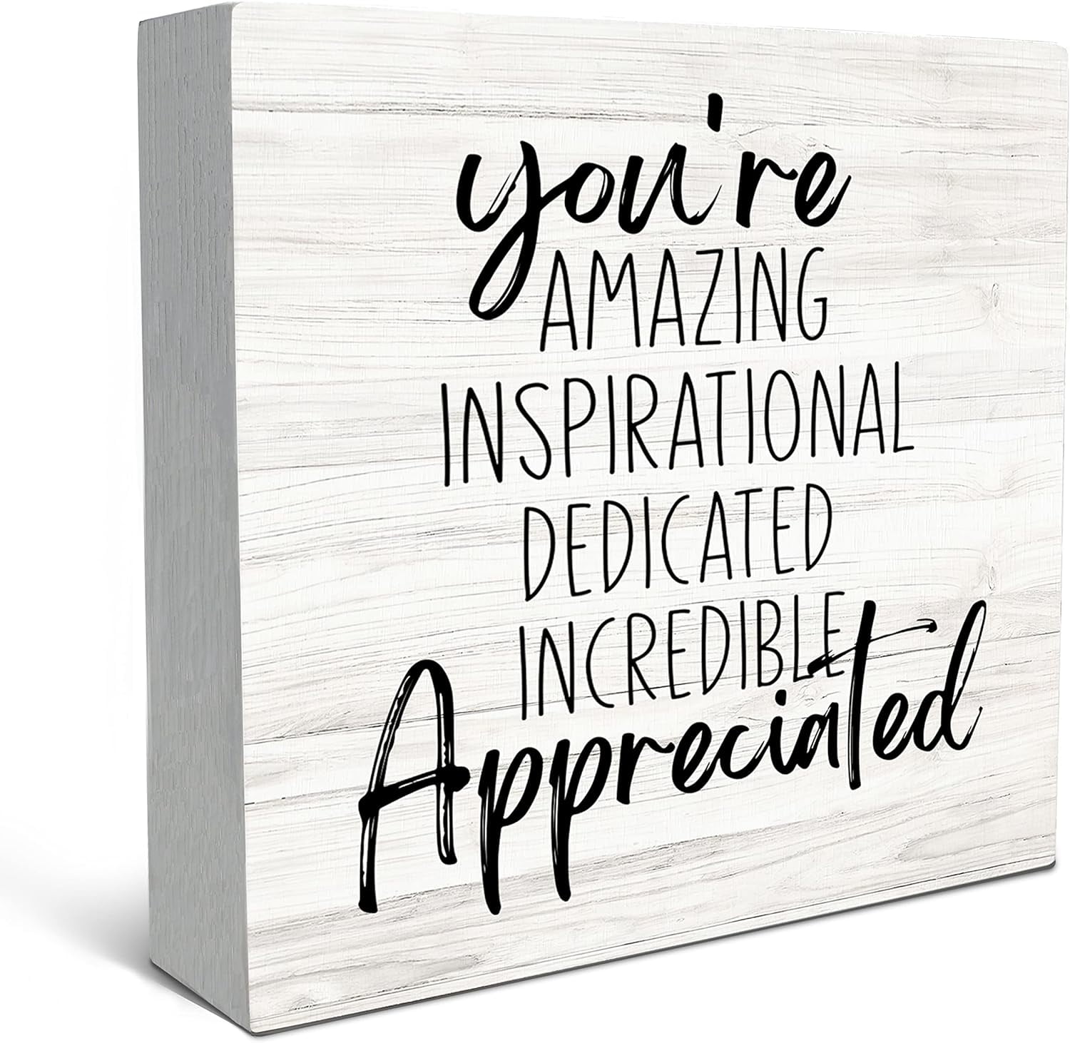 Zomyto 5"x5" You are Amazing Inspirational Dedicated Incredible ...