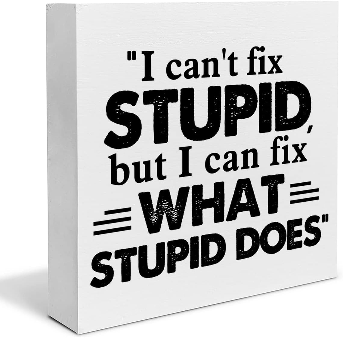 Zomyto 5x5 IN Funny Office Desk Decor Office Cubicle Box Sign Humor ...
