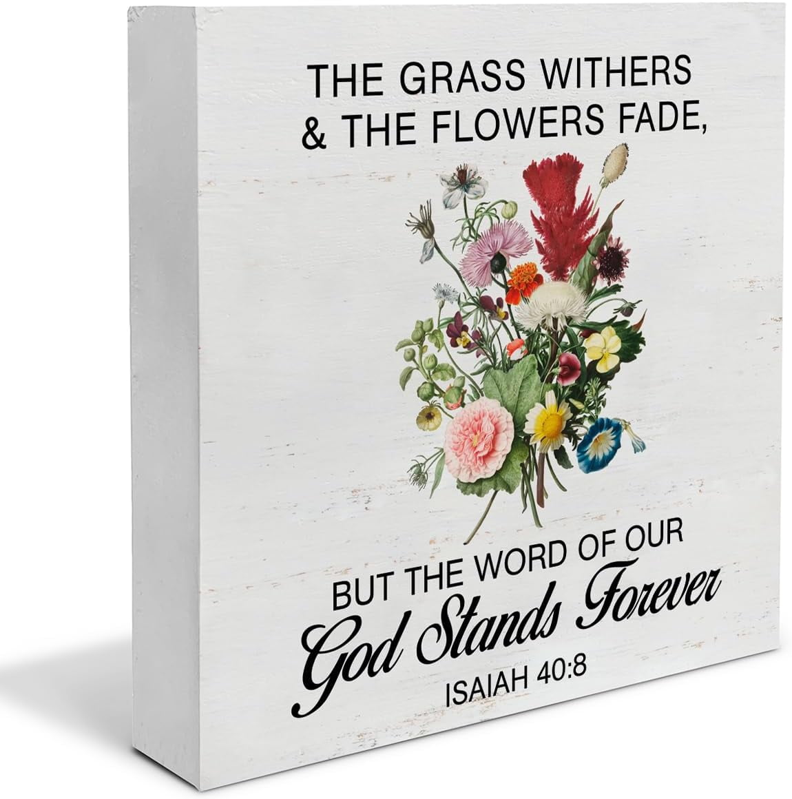 Zomyto 5x5 In Christian Gifts Inspirational Quote Bible Verse Wooden ...