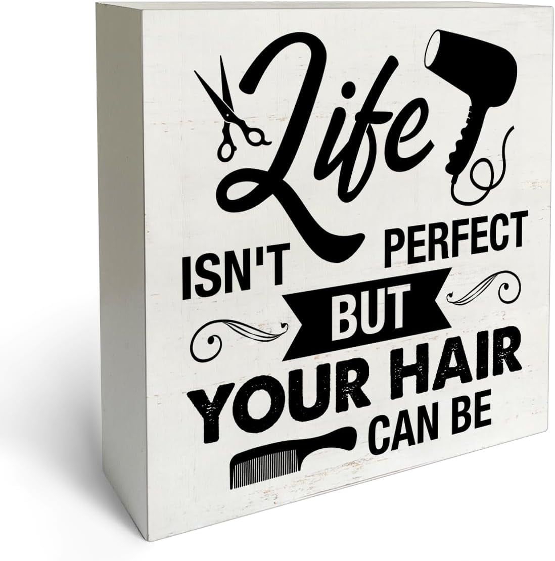 Zomyto 5x5 In Hairdresser Decor Hair Salon Sign Hairstylist Quotes ...