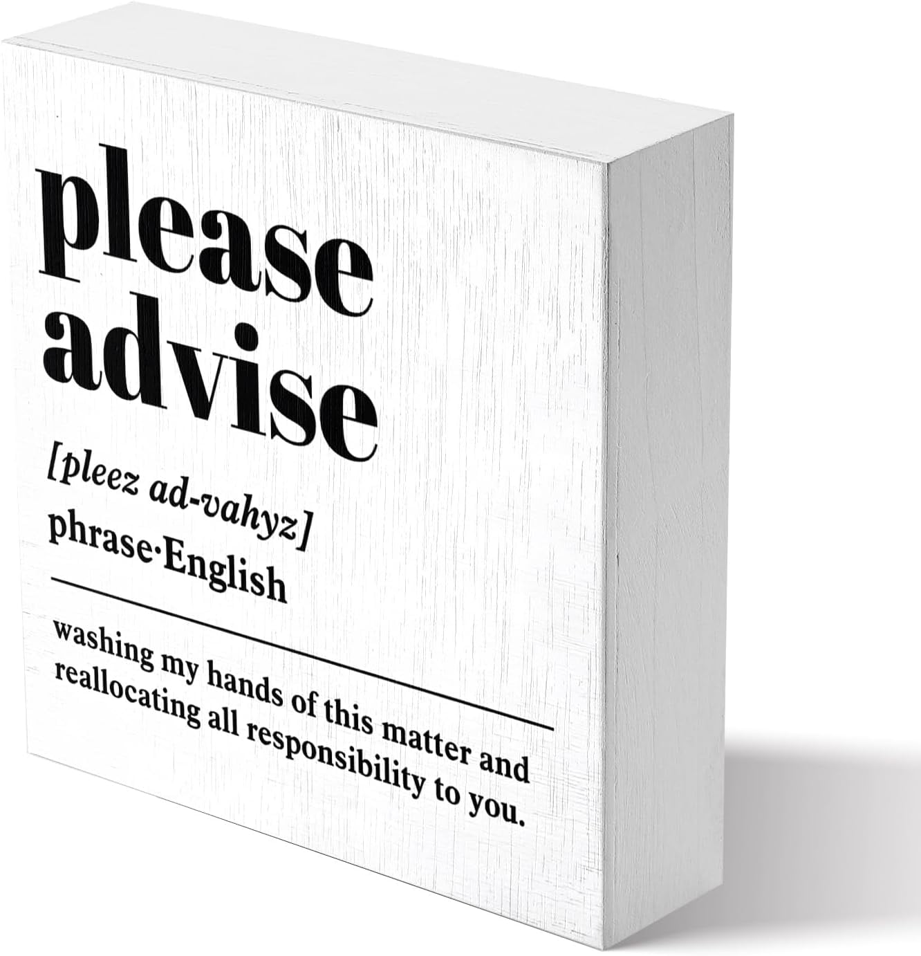 Zomyto 5x5 Inches Funny Office Definition Desk Decor,Humorous Office ...