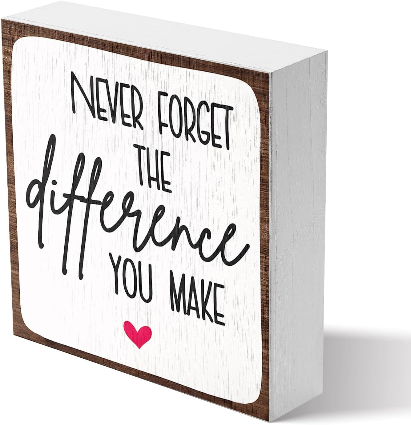 Zomyto 5x5 Inches Positive Reminder-Never Forget The Difference You ...