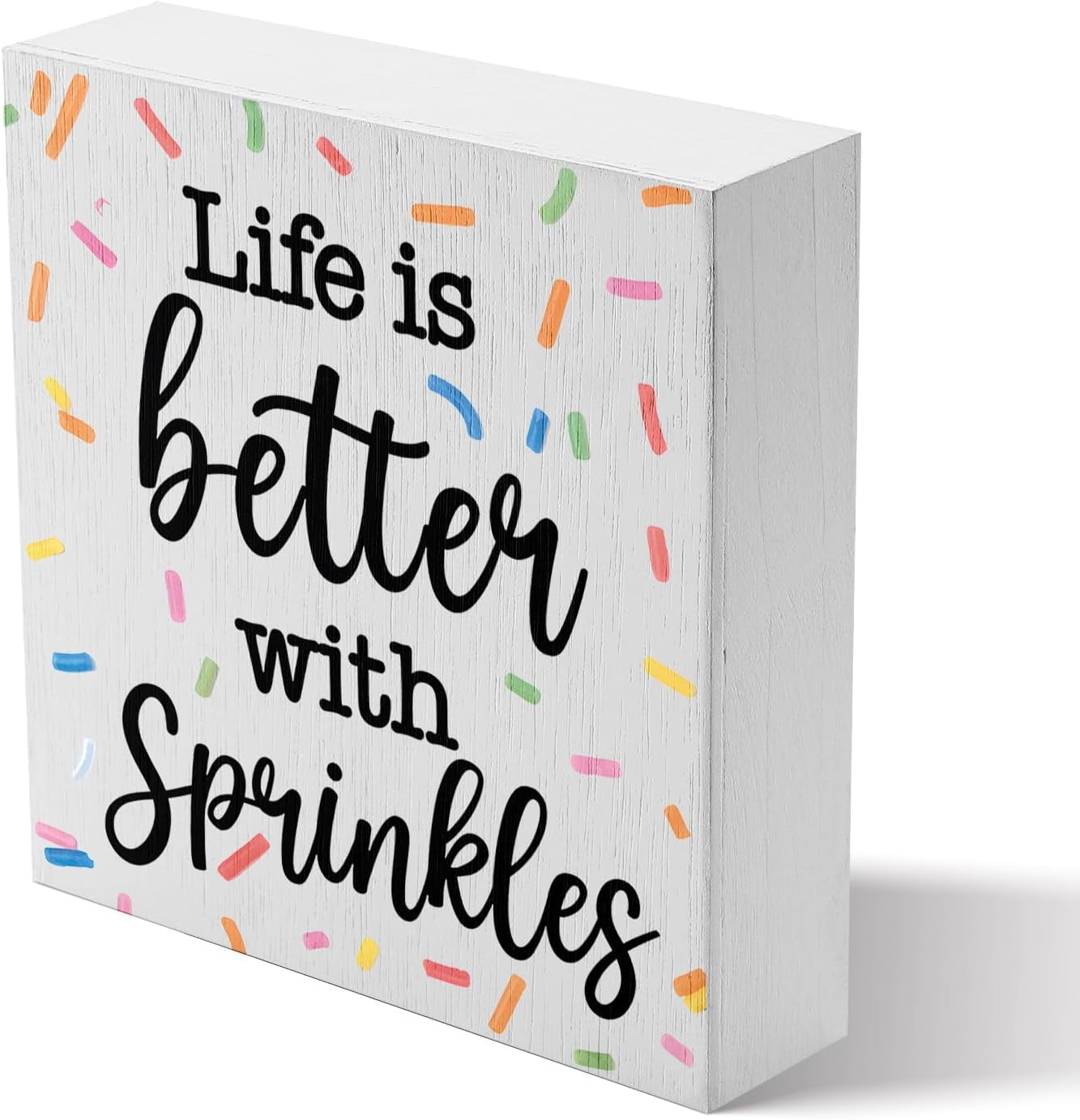 Zomyto 5x5 Inches Rustic Summer Life with Sprinkles Inspirational ...