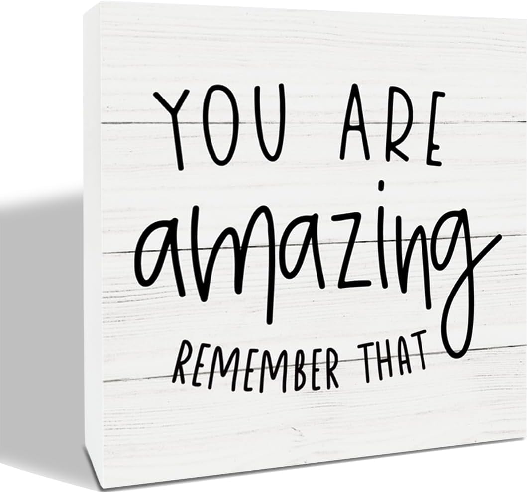 Zomyto 5x5 Inches You Are Amazing – Remember That Sign, Inspirational ...