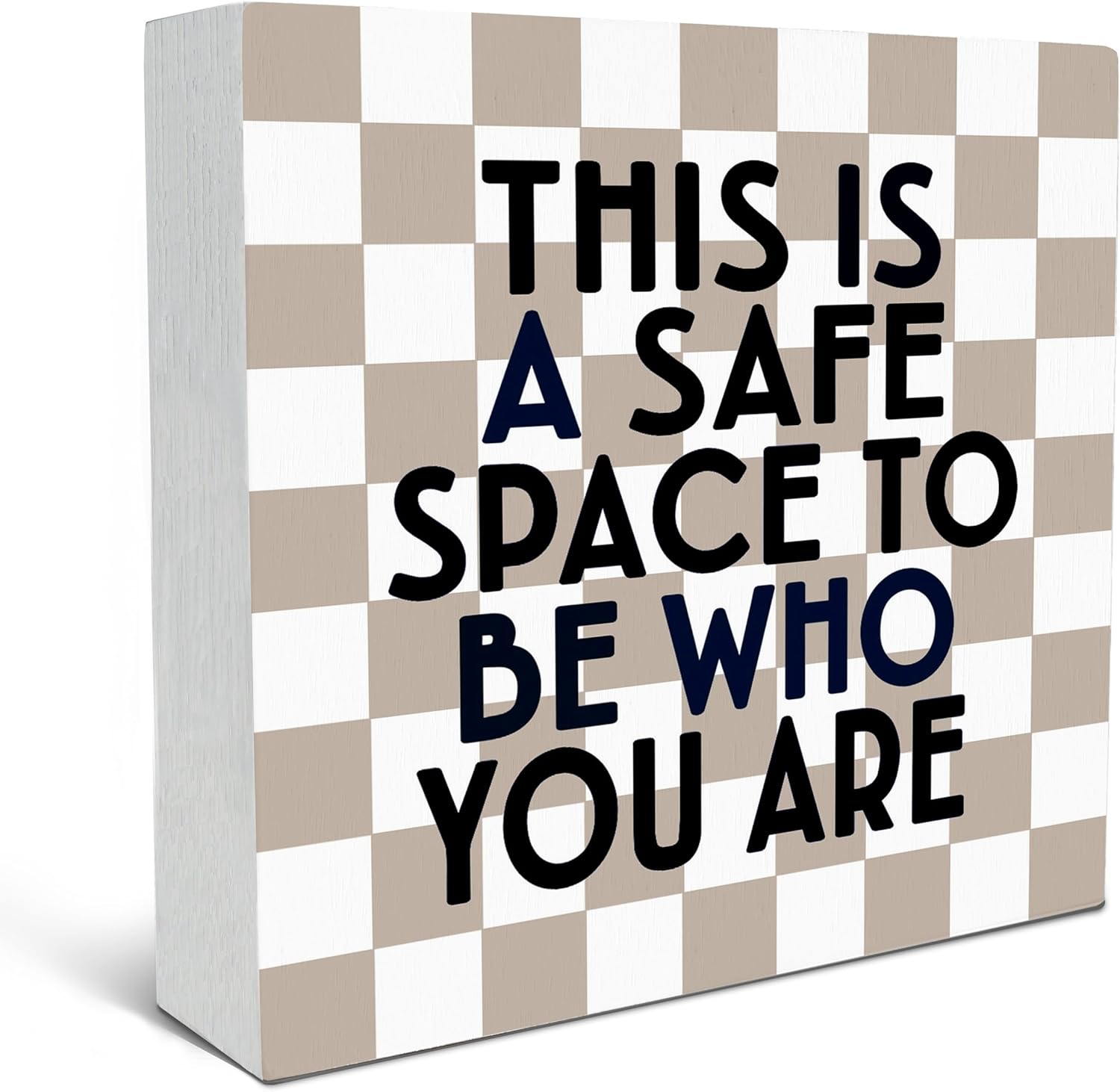 Zomyto 7"x7" Boho Classroom Decor,This is a Safe Space to Be Who You ...