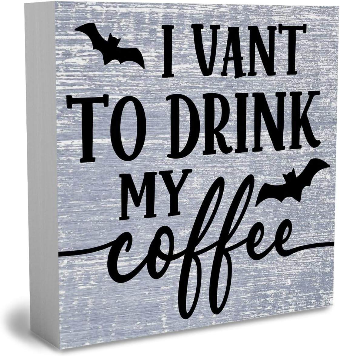 Zomyto 7"x7" Funny Home Office Desk Decor Rustic Farm house Coffee Bar ...