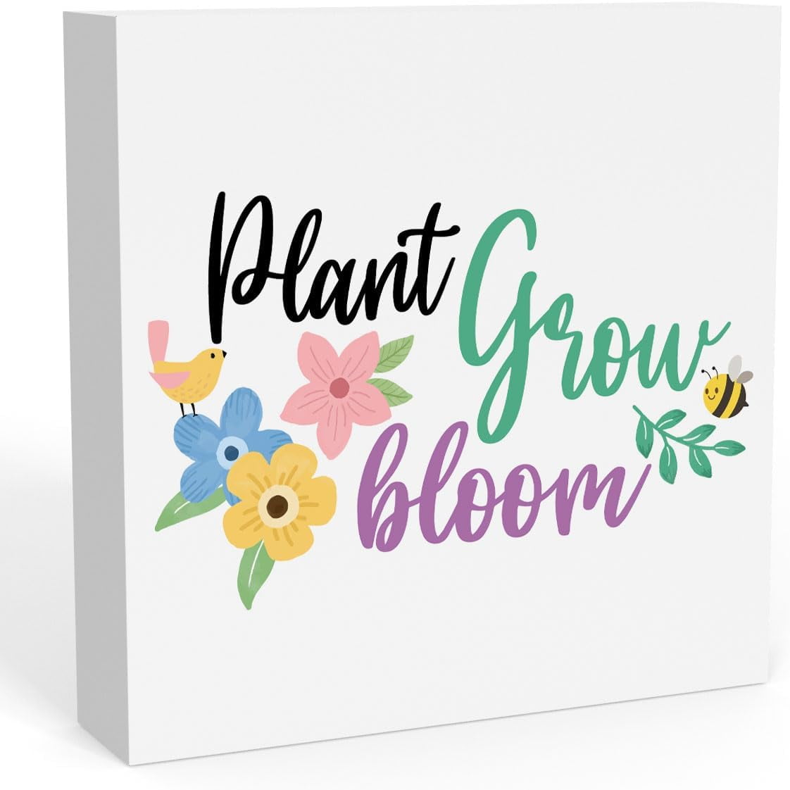 Zomyto 7"x7" Spring Decor, Spring Decorations for Home Office, Spring ...