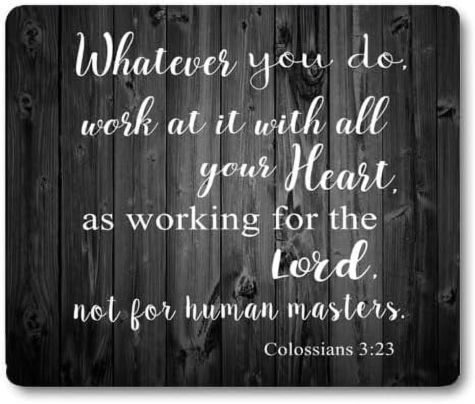 Zomyto 8x10 Inch Whatever You Do Work at It with All Your Heart ...