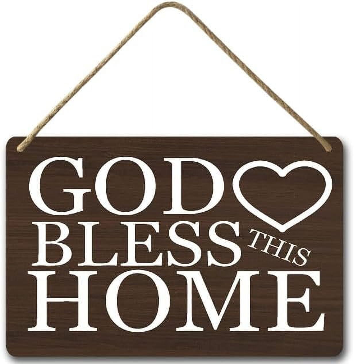 Zomyto 8x12IN May God Bless This Home Wall Sign, Blessed Family Sign ...